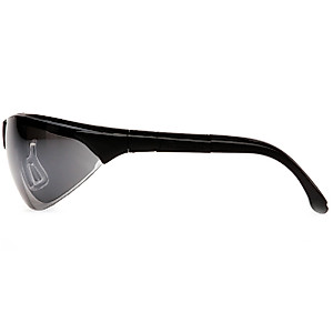 Pyramex Rendezvous Safety Eyewear Silver Mirror Lens Black Frame
