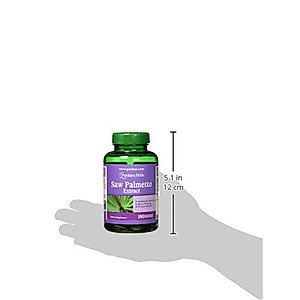 Puritans Pride Saw Palmetto Extract, Supports Urinary Function and Promotes Prostate heatlh, 180 Count