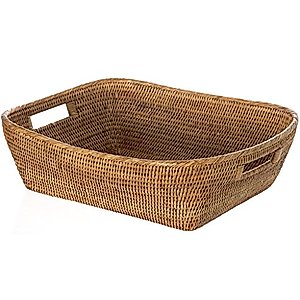 KOUBOO 1060076 La Jolla Shelf Storage Basket, Honey-Brown