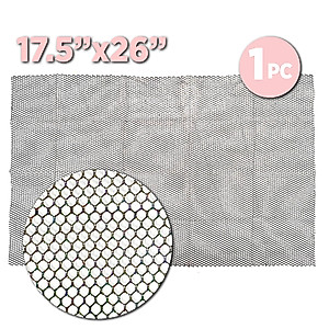 Donna Deluxe Weaving Net 17.5" X 26" Black Weaving Net for Crochet Hairstyles Womens Crochet Cap Womens Weaving Net for Hair Black Wig Cap for Hair