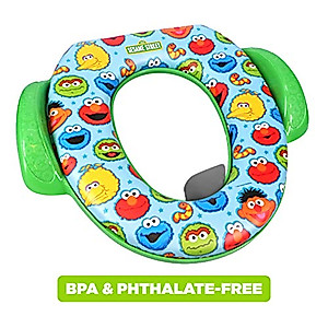 Sesame Street"Best Friends" Soft Potty Seat 1 Count (Pack of 1)