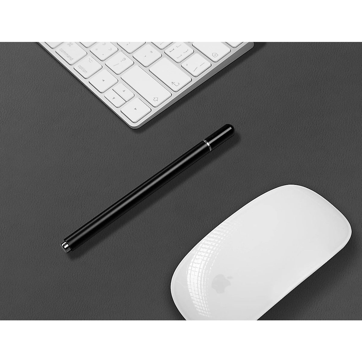 Leather Desk Pad Protector,Mouse Pad,Office Desk Mat, Non-Slip PU Leather Desk Blotter,Laptop Desk Pad,Waterproof Desk Writing Pad for Office and Home (Gray,31.5" x 15.7")