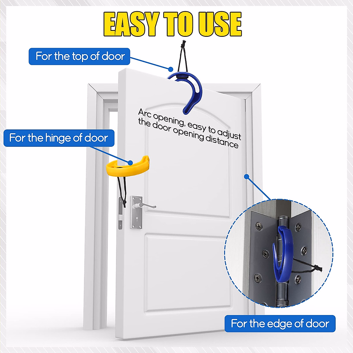 Kigley 24 Pcs Tactical Door Stops for First Responders