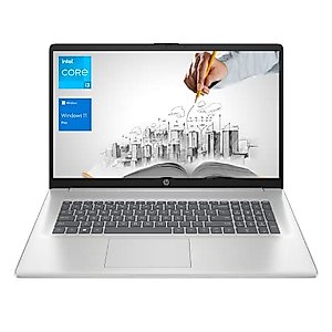 HP 17 Business Laptop, 17.3” HD+ Display, 11th Gen Intel Core i3-1125G4 Processor, 32GB RAM, 1TB SSD, Wi-Fi, HDMI, Webcam, Windows 11 Pro, Silver