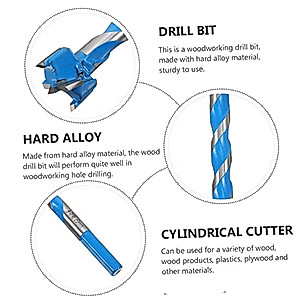 DOITOOL Woodworking Hole Saw Tools Flat Drill Bit for Woodworking Wood Drill Bit Woodworking Hand Tool Woodworker Tool Woodworking Tool Hard Alloy Drill Bit Carbide Heavy Hole Cutter