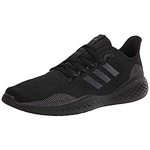 adidas Men's Fluidflow 2.0 Trail Running Shoe, Black/Grey/Black, 11