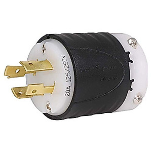 Iron Box NEMA L14-20P Plug - Rated for 20A, 120/240V, 4-Wire Part # IBX-L1420P