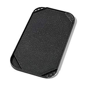 Starfrit THE Rock 10.6 x 19.5-Inch Reversible Grill/Griddle, Inch Inch, Black