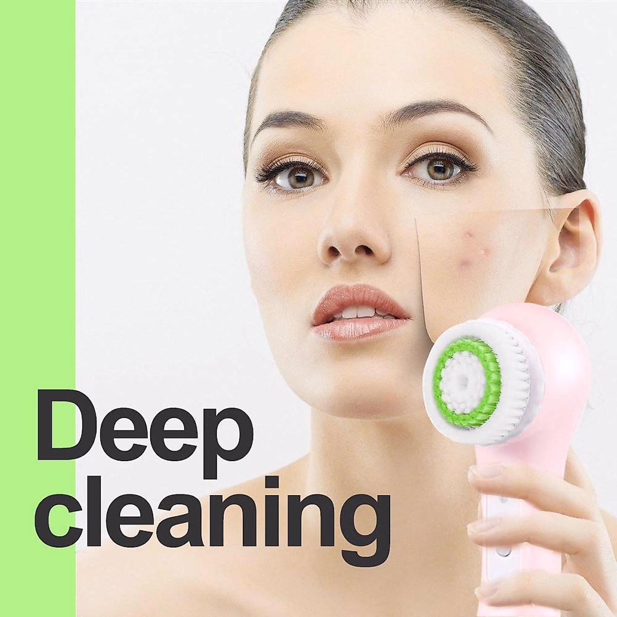 Facial Cleansing Brush Heads,Face Brush Head Replacements Compatible with Clarisonic Mia 1, Mia 2, Mia Fit, Alpha Fit, Smart Profile Uplift,Deep Pore and Sensitive（6 Pack）