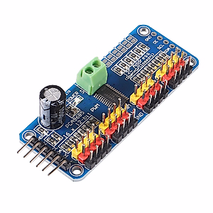 5Pcs PCA9685 16 Channel 12-bit PWM Servo Motor Driver Board I2C interface Controller PCA9685 module Raspberry Pi Shield Module Servo Shield