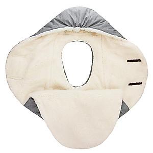 7AM Baby Car Seat Blanket - Multifunctional Car Seat Cover for Baby Boy & Girl, Winter Stroller & Car Seat Swaddle Blankets for Babies, Micro-Fleece & Plush Lined Warm Carseat Cover | Nido (Large)