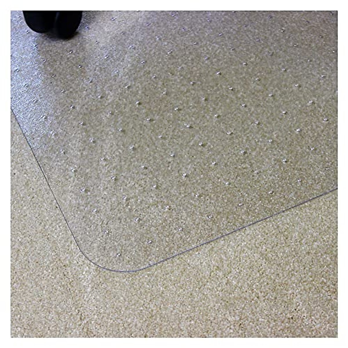 Marvelux Enhanced Polymer Eco-Friendly Office Chair Mat for Low and Standard Pile Carpeted Floors 36" x 48" | Rectangular Carpet Protector, Transparent | Shipped Flat | Multiple Sizes