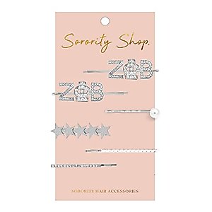 Sorority Shop Zeta Phi Beta - Sorority Hair Clips - 6/pack