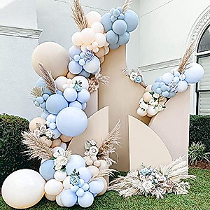 Baby Blue Balloons Garland Kit Pastel Light Arch Different Sizes Baby Shower Qualatex Birthday