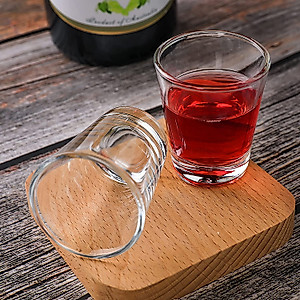 SuproBarware Shot Glass Set of 36 Heavy Base Shot Glass Bulk 2 oz Round Shot Glasses Set for Espresso, Whiskey, Liqueurs and Tequila