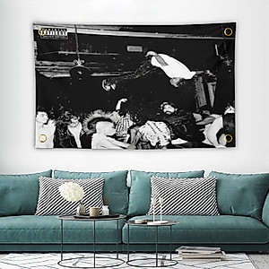 Ucxuiy Die Lit Banner Flag Tapestry for Teen Bedroom Wall Hanging College Decor 3x5 Feet Indoor Outdoor Poster