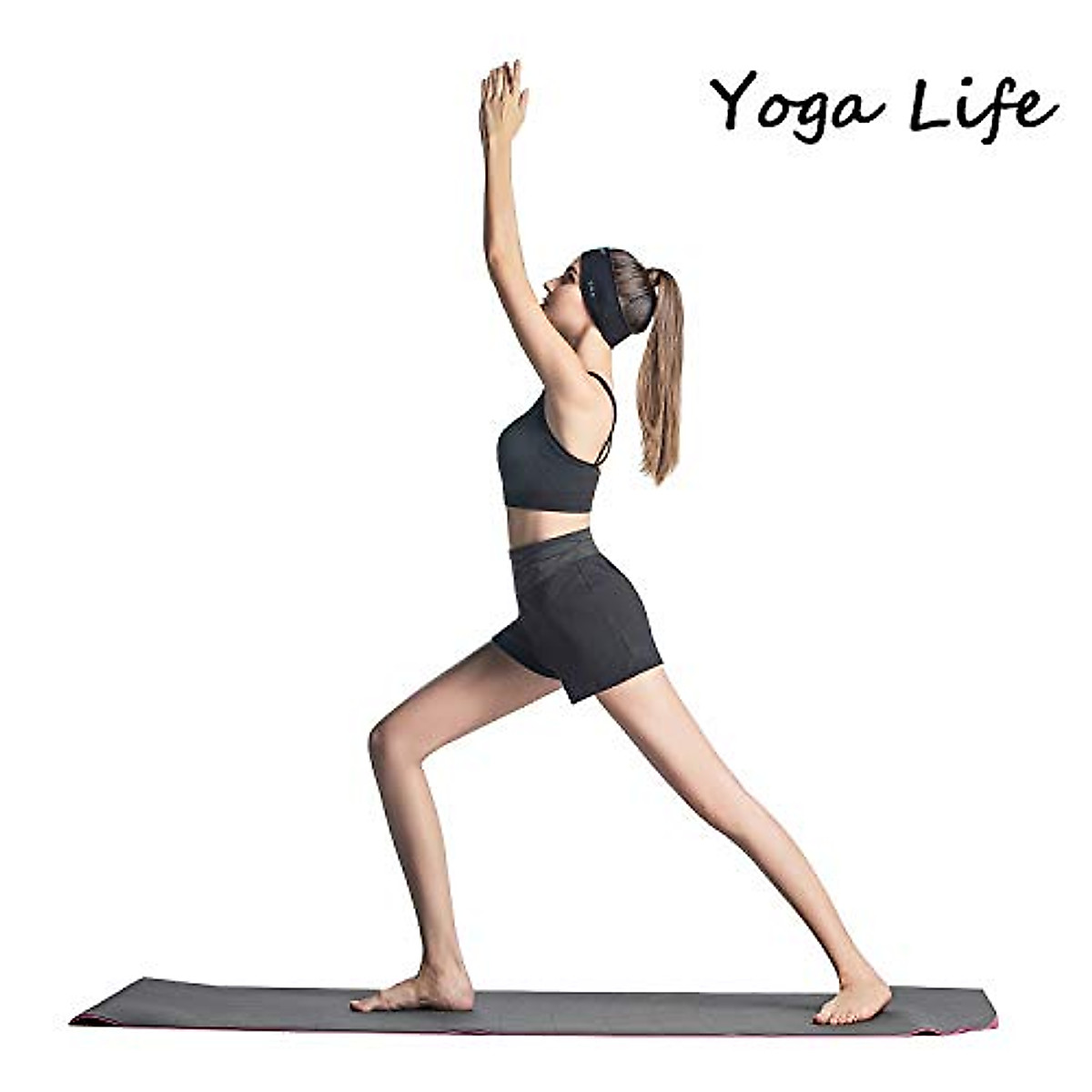 Sleep Headphones Bluetooth Headband Cojoyee Music Sports Band V5.0 with Deep Bass Speaker Long Working Time for Running Hiking Travelling Noon Rest Meditation Yoga. …