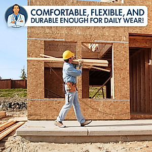 Dr. Frederick's Original All-Day Comfort Toe Sleeves - 4 Pieces - Breathable Gel Toe Protectors with Metatarsal Pads - Versatile Gel Toe Caps for Men & Women