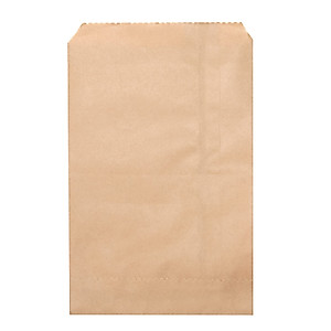 Tendwarm 100 Pcs 3x5 Inches Brown Kraft Paper treat Bags Flat favor bag for Party Wedding Small Gift bag