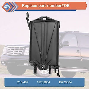 ZONFANT Vapor Canister Compatible With 2000-2003 Cadillac Chevy GMC Vehicle Escalade Escalade EXT Avalanche 1500 Suburban 1500 Tahoe Yukon Yukon XL 1500, Replace#215-407 15733604