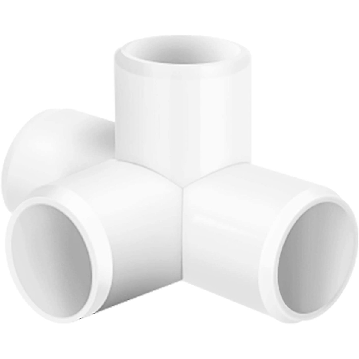 12 pack 4 Way 1/2 inch PVC Fitting Corner Cross Elbow, 1/2" PVC Fitting Elbow for Greenhouse Shed Pipe, Tent Connection, Furniture Build Grade SCH40