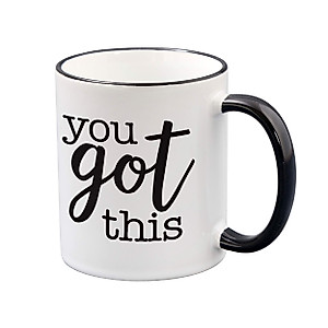 Celebrimo You Got This Coffee Mug - Inspirational & Motivational Gifts for Women - Encouraging Congratulations Gift - Perfect Inspirational Gifts for Her - 11oz