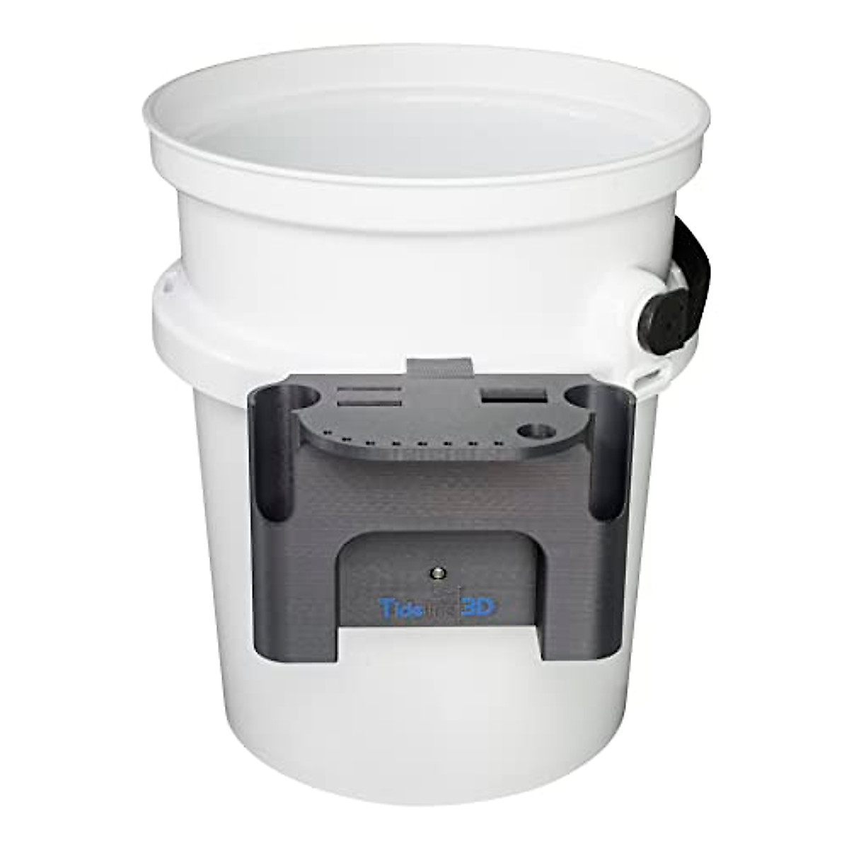 Tideline3D Fishing Rod Holder Compatible with YETI LoadOut Bucket (Dark Gray)