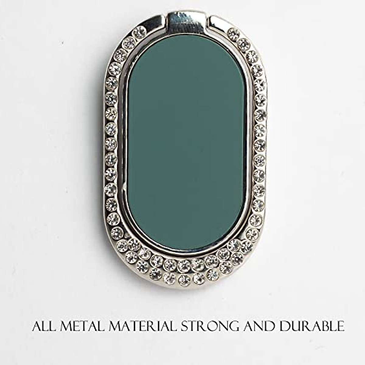 [2 Packs] Diamond-Encrusted Baked Enamel Glitter Bling Bling Phone Ring Holder, Sparkle Phone Ring Grip Artificial Diamond Stand,Rhinestone Cell Finger Ring for Phones,Pad