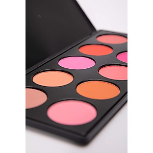 10 Color Blush Color Palette - Pink Blush, Neutral Colors, Cheeks Blush - Gluten Free and Vegan for Sensitive Skin EpiLynx by Dr. Liia