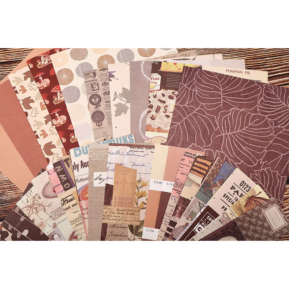 Yoption 346pcs Vintage Scrapbooking Supplies Kit, Aesthetic Scrapbook Kit for Bullet Journal Supplies with Scrapbooking Stickers, Stationery, A6 Grid Notebook, DIY Craft Gift for Teen Women