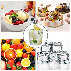 Yopay 15 Pack Plastic Rum Buckets for Drinks, 32OZ Cocktail Buckets Reusable Smoothie Bucket with Lid and Straw, 1Liter Large Ice Cream Pails for Halloween Football Parties Bar Beer