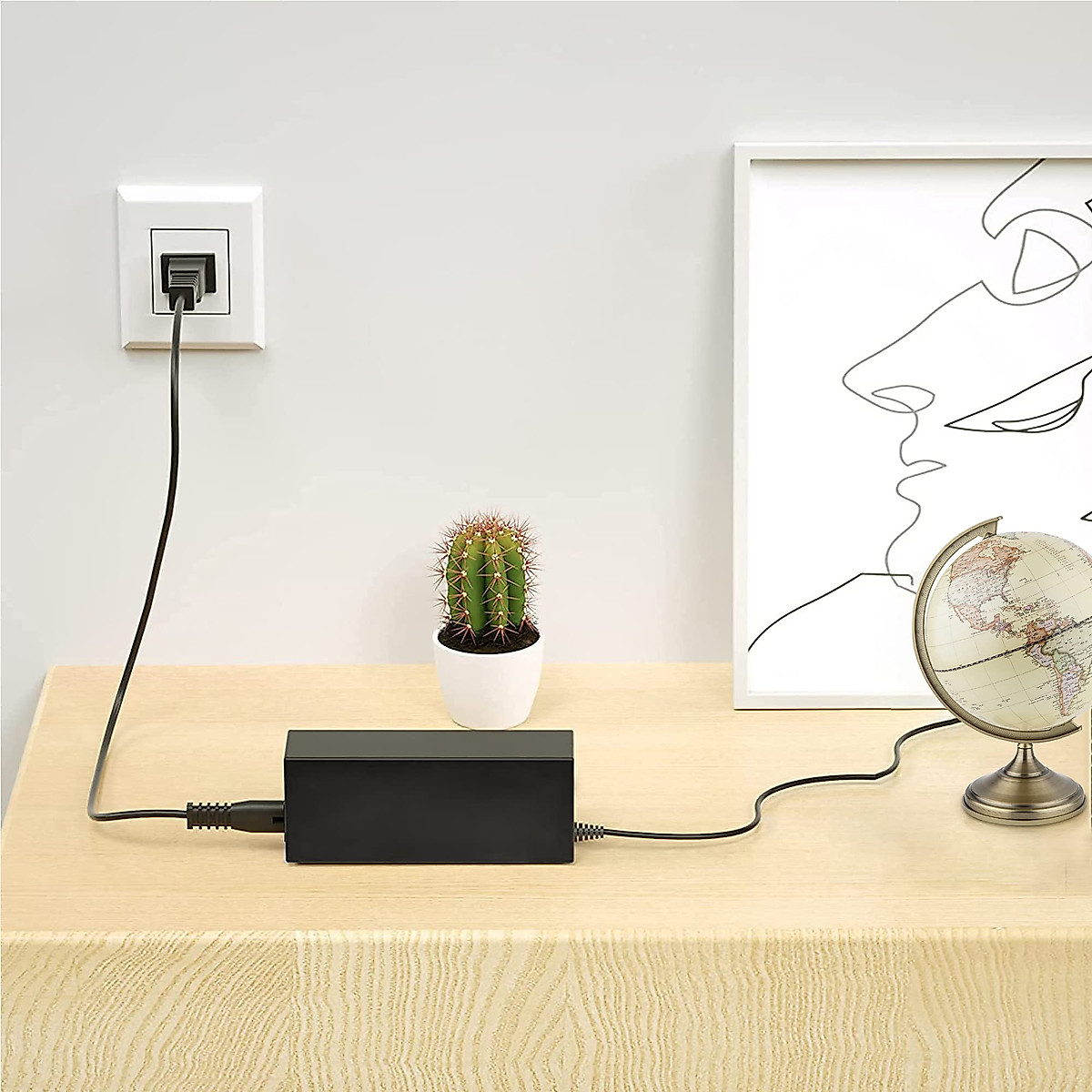 J-ZMQER AC Adapter Compatible with HP Pavilion 25XW J7Y65AA#ABA 115241 25" LED Backlit LCD Monitor