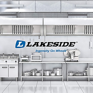 Lakeside Manufacturing 243 Utility Cart, Stainless Steel, 2 Shelves, 500 lb. Capacity (Fully Assembled)