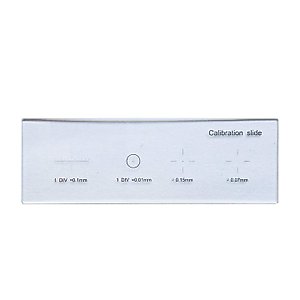 0.01mm Microscope Reticle Calibration Camera Slide Ruler Cross Stage Micrometer Multifunctional Microscope Calibrating Ruler
