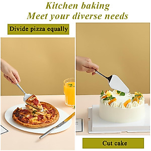 Evanda Wedding Cake Knife and Server Set, Cake Cutte Pie Server for Everyday, Wedding and Birthdays, Dishwasher Safe