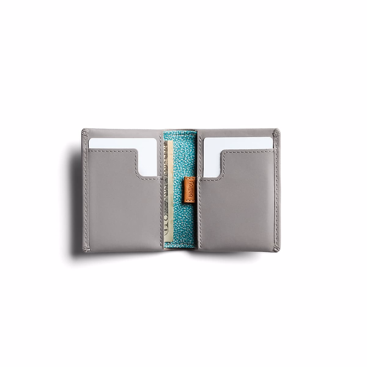 Bellroy Slim Sleeve (Slim Leather Bifold Wallet) - Grey Lagoon