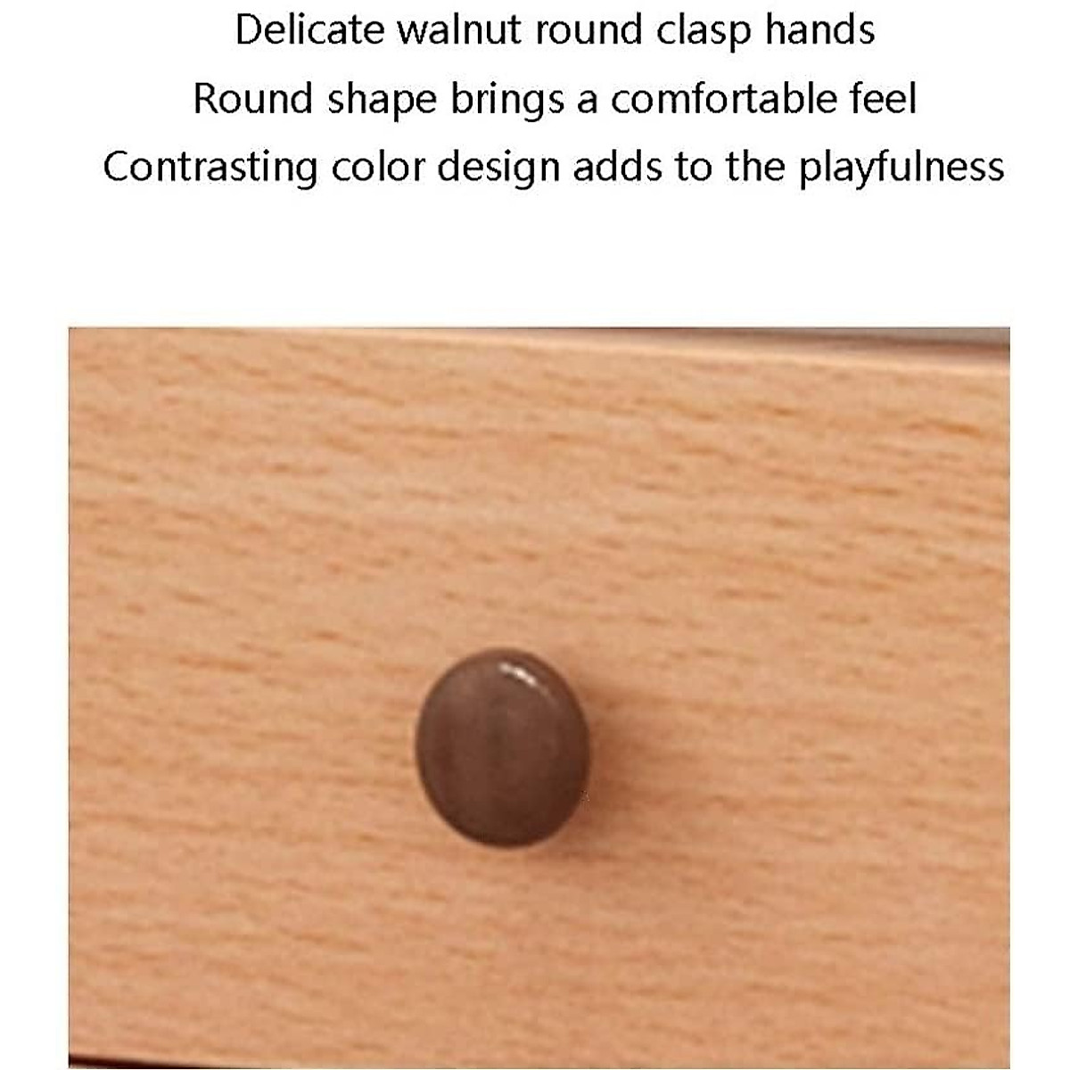 Bedside End Table Solid Wood Bedside Table Creative Modern Minimalist Nightstand Cute Bedside Table Bedside Storage Cabinet with Drawer Bedroom