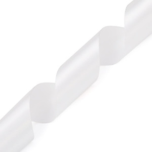 Nsilu 25 Yards 1-1/2 inches Wide Satin Ribbon Suitable for Wedding, Party and Gift Box Packaging Ribbon (White, 1-1/2")