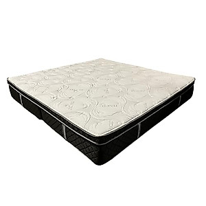 Triad Colossal 84x84 Mattress, 12" Graphite Memory Foam Wyoming King Mattress Cooling and Pressure Relieving, Plush Feel.