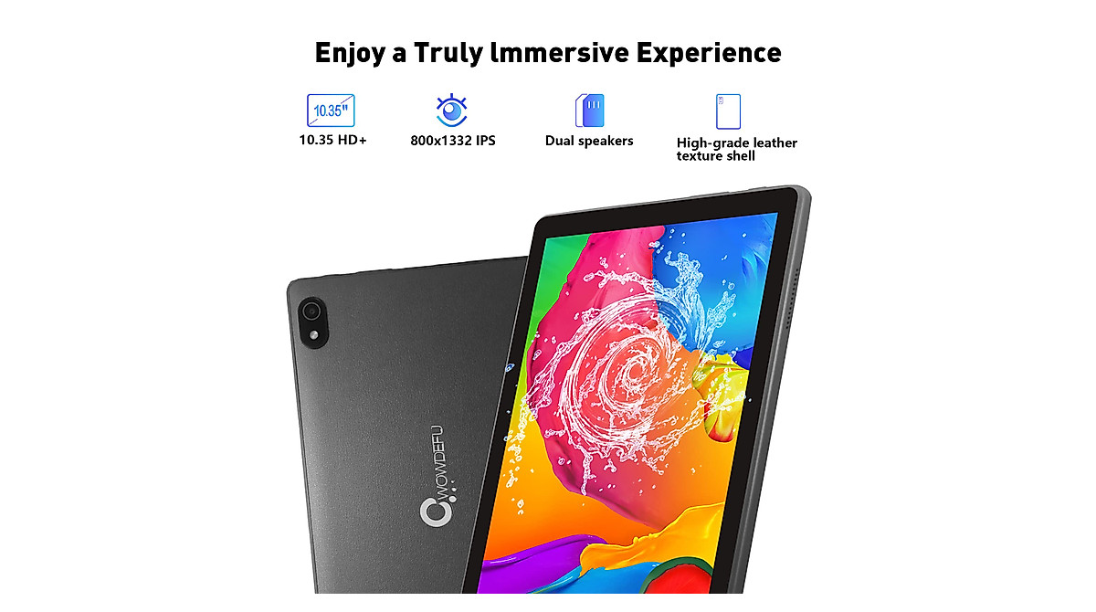 Tablet 10 Inch,Android 11 Tablet AX WiFi 6+2.4&5GWifi,3GB RAM 32GB ROM ...