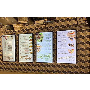 MP-PWB-64AF LCD Low Profile TV Wall Mount Design for Vertical or Portrait Mounting of 37" to 75" HDTV | Menu Wall Board Mount | Anti-Theft and Lockable (Suport VESA 400x600)