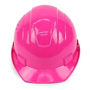 RK-HP14, Hard Hat Cap Style with 4 Point Ratchet Suspension, 1EA (HI VIS Pink)