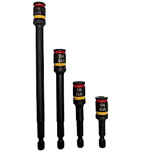 Malco MALCOMBO4 Combo Kit of 4 Reversible Drivers, Black