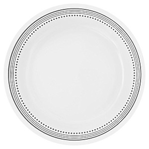 Corelle Livingware Mystic Gray 8.5" Lunch Plate (Set of 8)