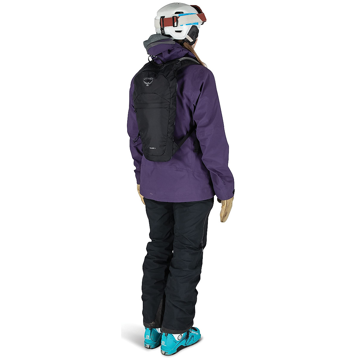 Osprey Glade 5 Ski and Snowboard Backpack, Black