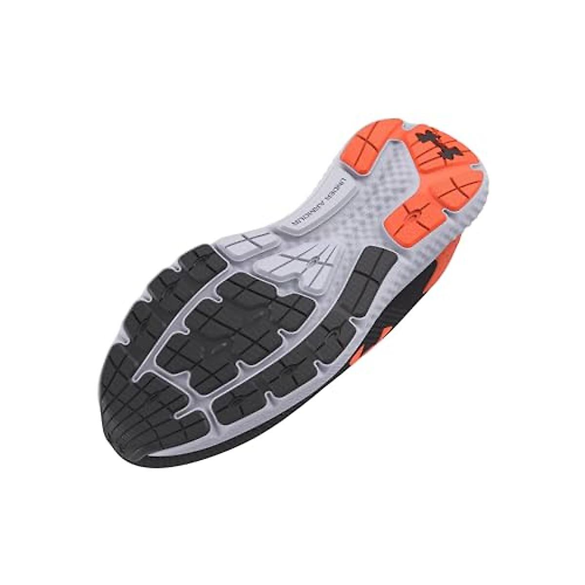 Under Armour Men's Charged Rogue 3, (100) Jet Gray/Black/Panic Orange, 10.5
