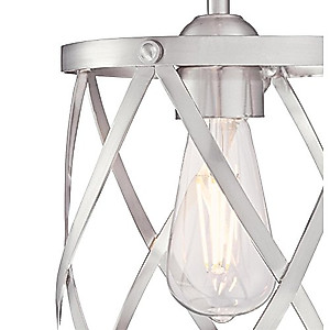Westinghouse Lighting 6362300 Isadora One-Light Mini, Brushed Nickel Finish Indoor Pendant,