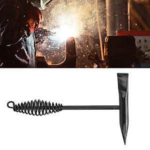 2pcs Welders Chipping Hammer Electric Industrial Chipping Hammer 250mm Spring Handle Weld Slag Spatter Removal Tool Welding Hammers