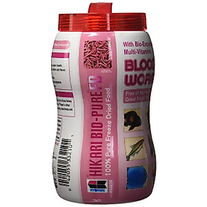 Hikari Bio-Pure Freeze Dried Blood Worms For Pets, 1.58-Ounce