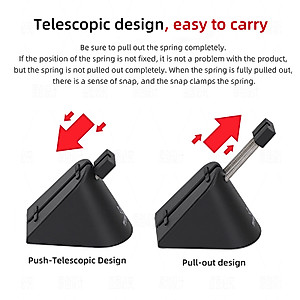 Sisyphy Gaming Mouse Bungee, Mouse Cord Holder and Cable Management Device (Primium Version 360g, Black)